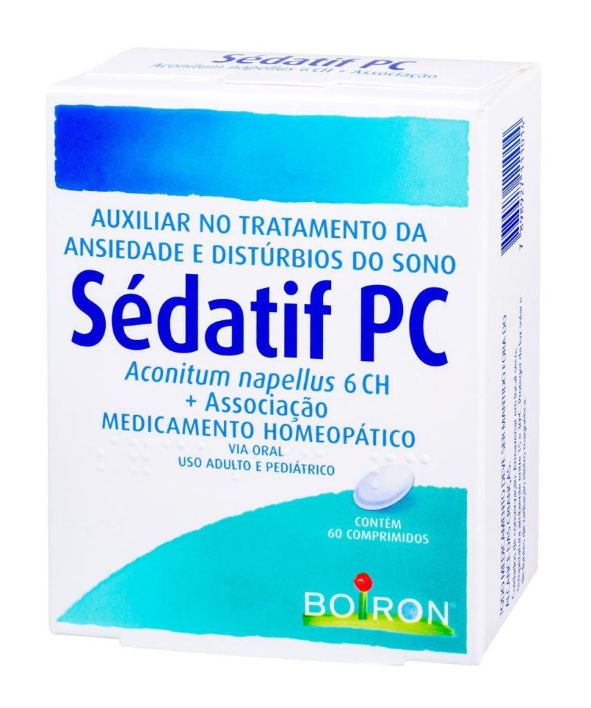 Sédatif PC 60 comprimidos - Boiron - Farmácia - Homeopatia Brasil