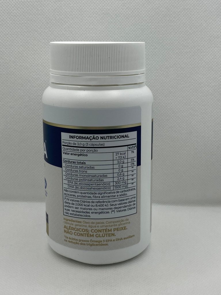 Ômega Mega DHA 1g 60 cápsulas - Vitafor - Farmácia - Homeopatia Brasil